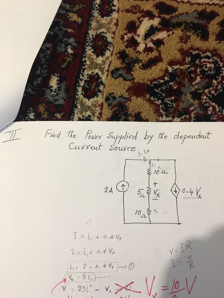 Solved Find the power supplied by the dependent current | Chegg.com