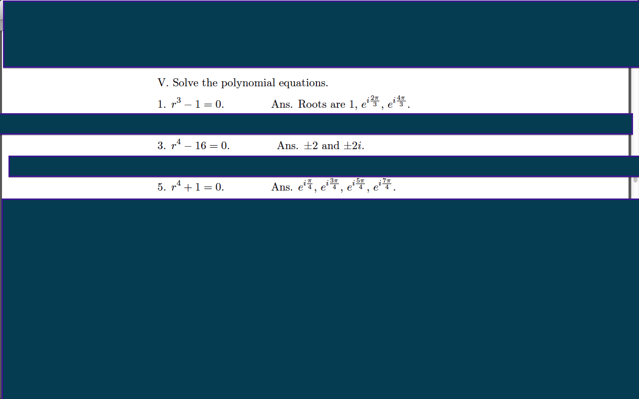 Solved Please show all work to obtain full credit for 1,3,5. | Chegg.com