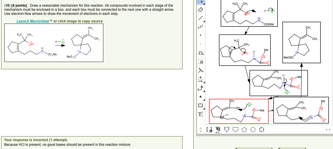 Solved Draw a reasonable mechanism for this reaction. All | Chegg.com