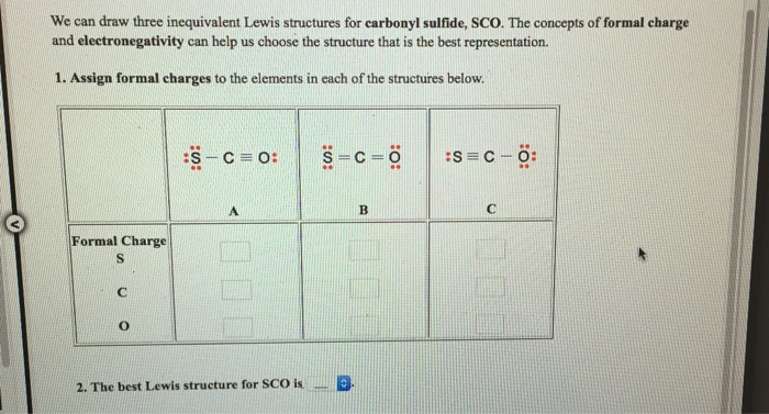 Solved We can draw three inequivalent Lewis structures for | Chegg.com