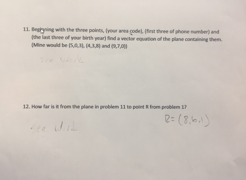 Solved Please solve problem #12 My area code is 503, phone | Chegg.com