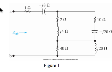 Solved For the following circuit, given in the phasor | Chegg.com