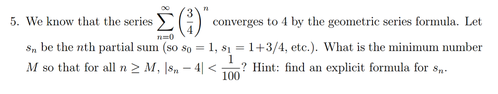Solved We know that the series Sigma_ n = 06infinity | Chegg.com