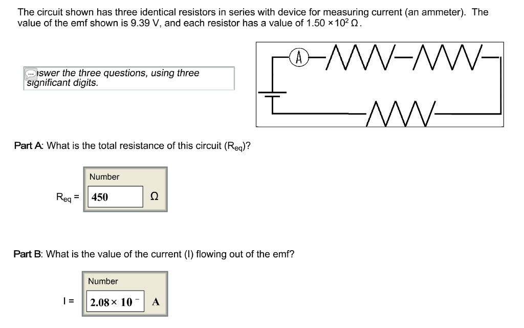 Solved The circuit shown has three identical resistors in | Chegg.com