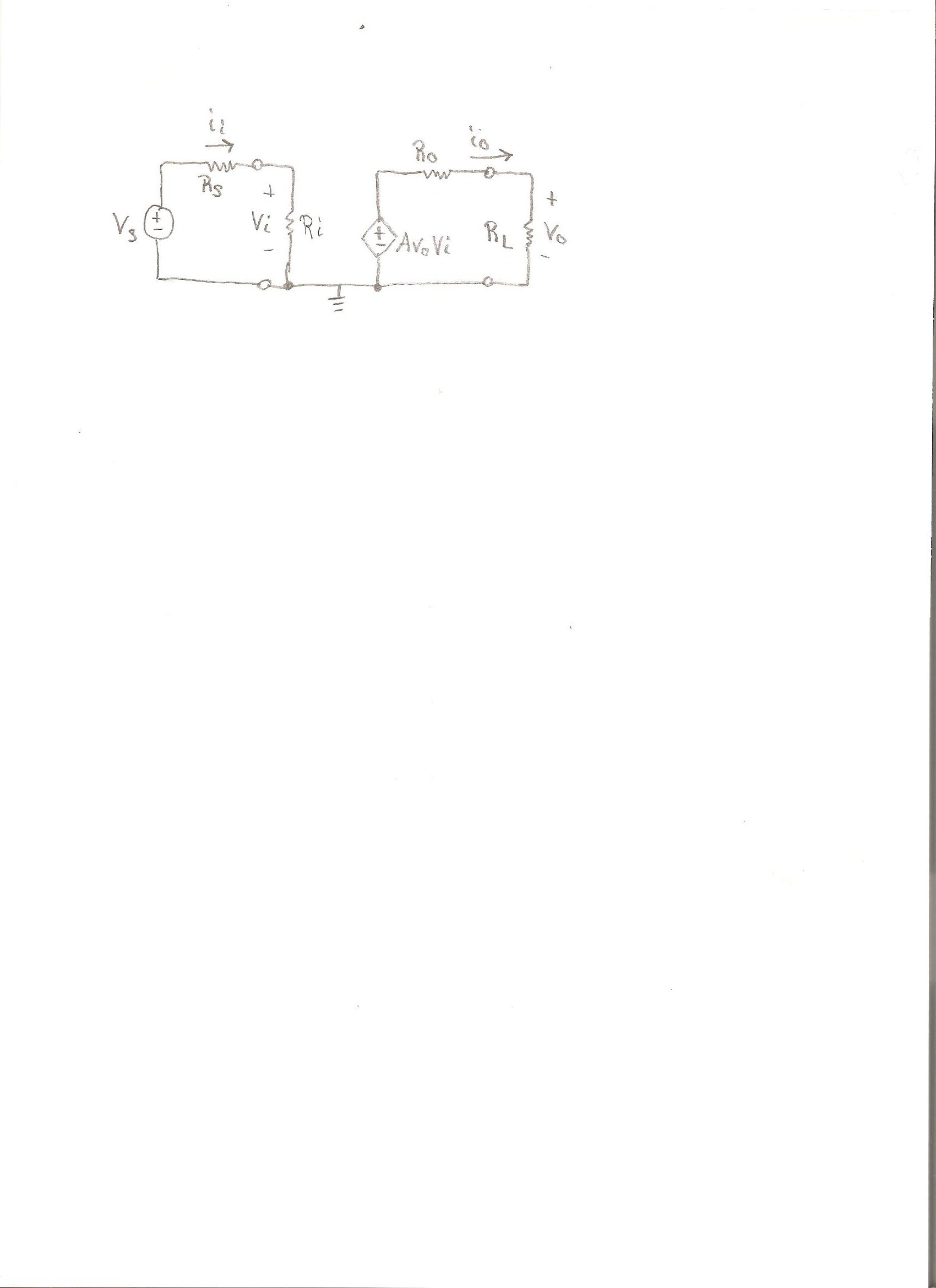 Solved Yes, consider the voltage amplifier circuit model | Chegg.com