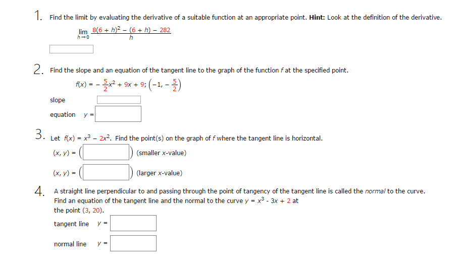 Solved Find the limit by evaluating the derivative of a | Chegg.com
