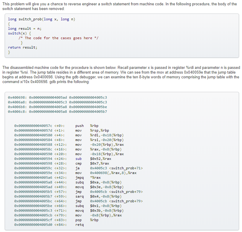 This problem will give you a chance to reverse | Chegg.com