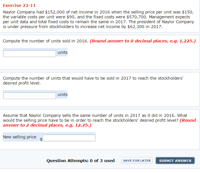 Solved Naylor Company had $152,000 of net income in 2016 | Chegg.com