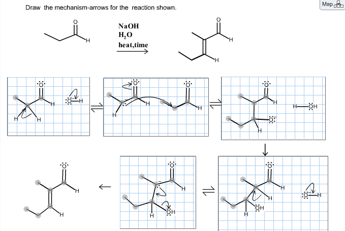Solved Draw the mechanism-arrows for the reactions shown. | Chegg.com