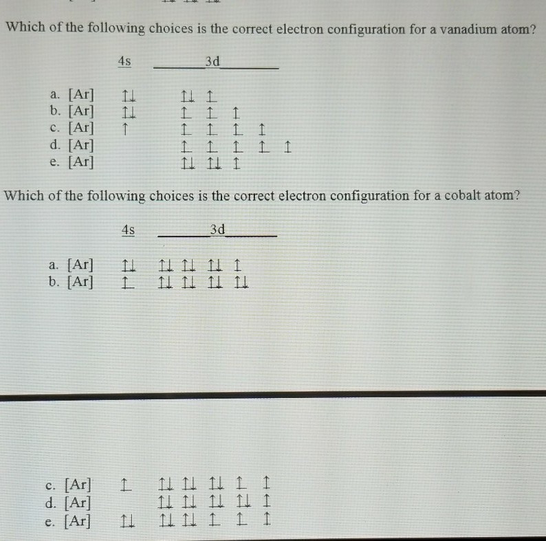 Solved Which Of The Following Choices Is The Correct