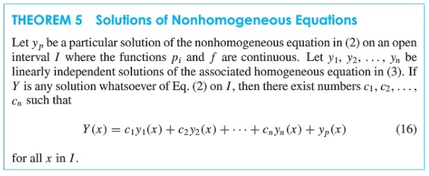 Solved Principle of Superposition for Homogeneous Equations | Chegg.com