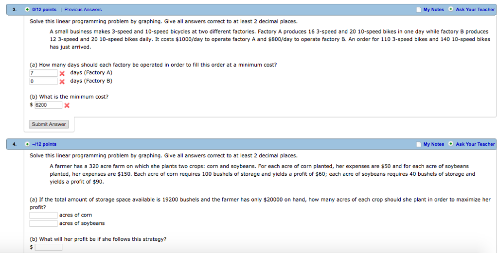 Solved Solve this linear programming problem by graphing. | Chegg.com