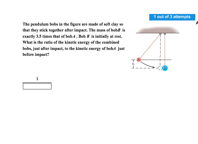 Solved The pendulum bobs in the figure are made of soft clay | Chegg.com