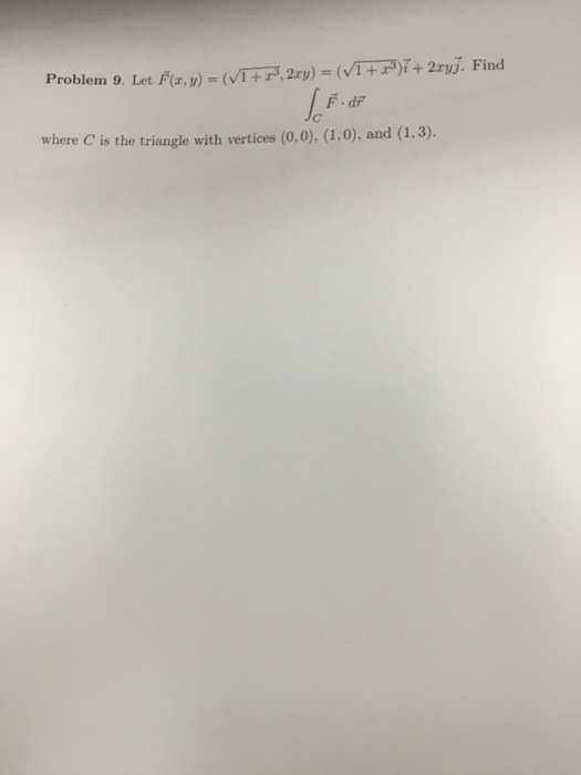Solved Let F (x, y) = (square root 1 + x^3, 2xy) = (square | Chegg.com Solved Let F (x, y) = (square root 1 + x^3, 2xy) = (square | Chegg.com