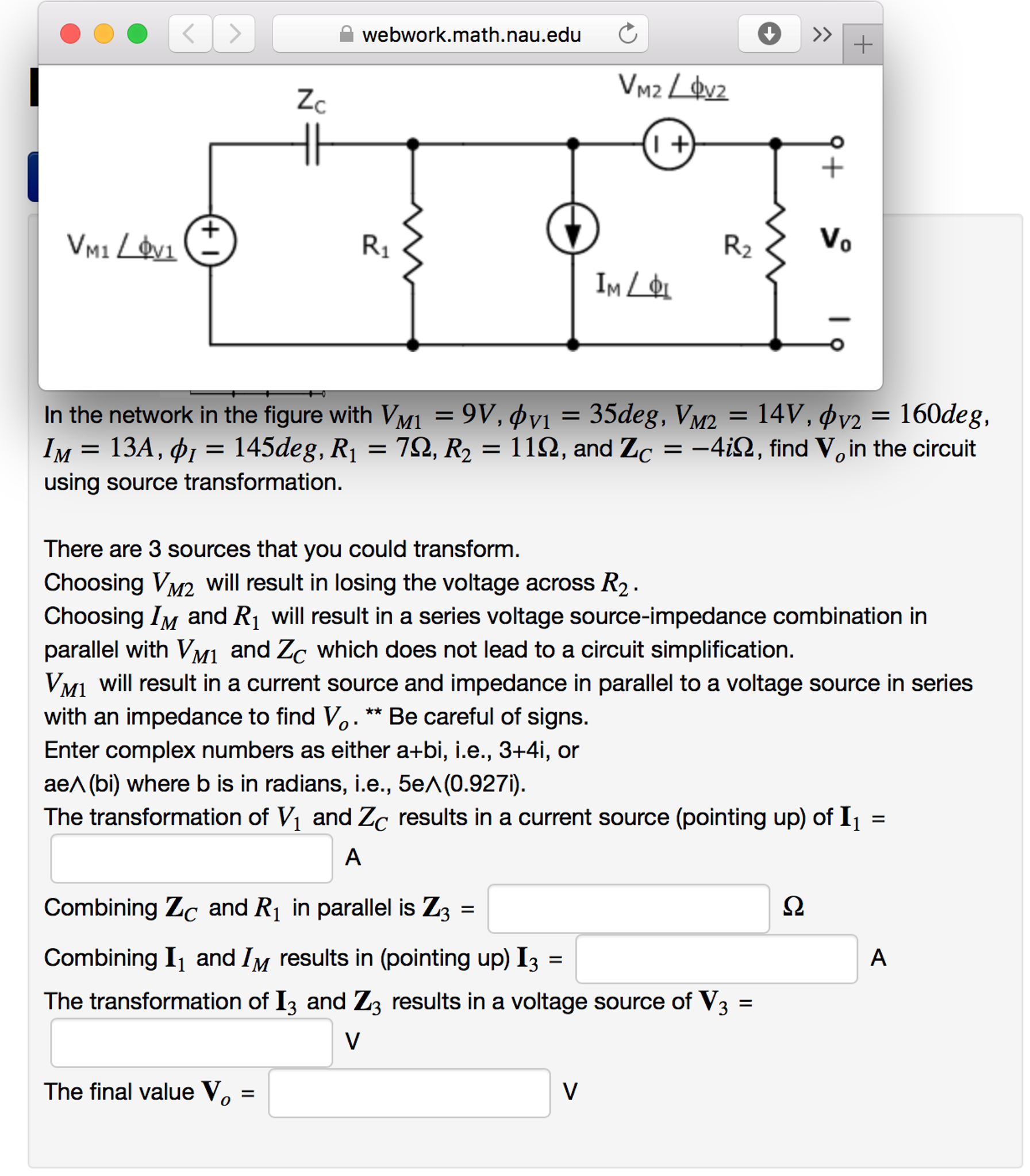 Solved In The Network In The Figure With VM1 9V V M 1 9 V Chegg
