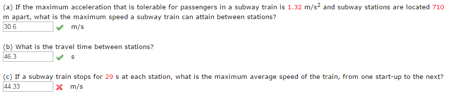 Solved If the maximum acceleration that is tolerable for | Chegg.com