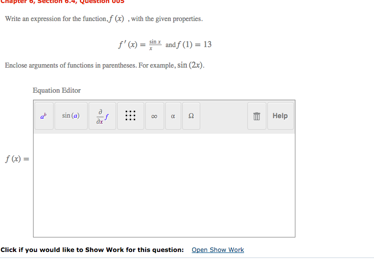 Solved Write an expression for the function f (x) , with the | Chegg.com