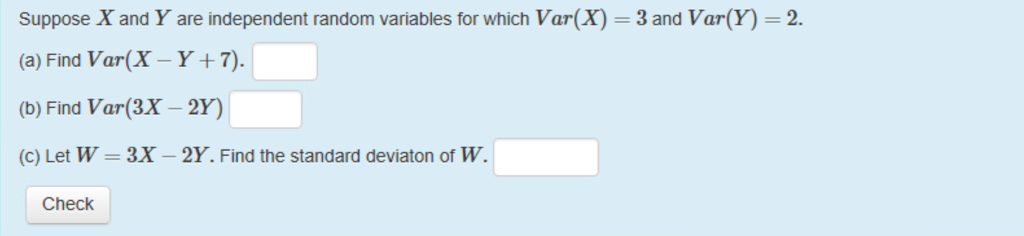 Solved Suppose X And Y Are Independent Random Variables For