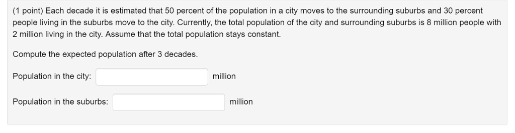 Solved Each decade it is estimated that 50 percent of the | Chegg.com