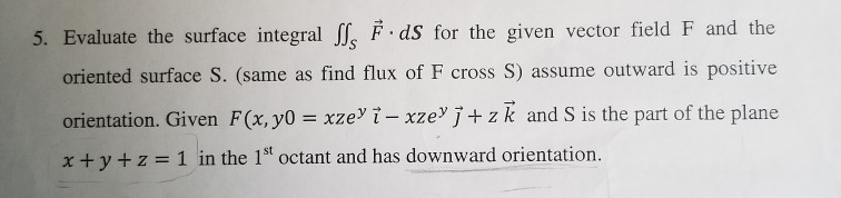 Solved Evaluate the surface integral double integral_S F | Chegg.com