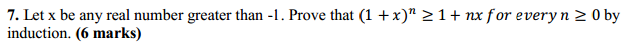 Solved DISCRETE MATH QUESTION Let x be any real number | Chegg.com