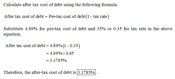Calculate After Tax Cost Of Debt Using The Following Formula After Tax Cost Of Debt Pre tax Cost calculate-after-tax-cost-of-debt-using-the-following-formula-after-tax-cost-of-debt-pre-tax-cost