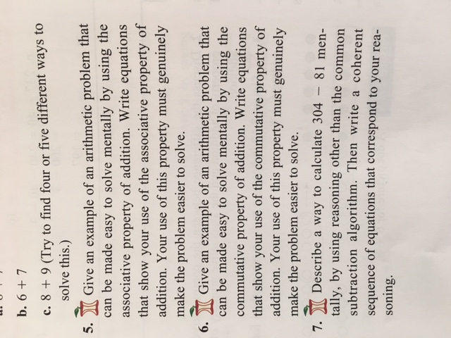 Solved Give an example of an arithmetic problem that can be | Chegg.com