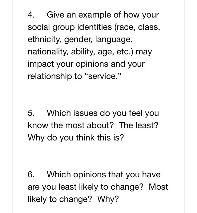 Give an example of how your social group identities | Chegg.com