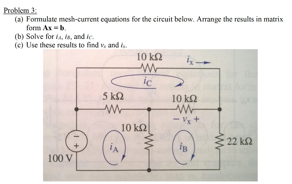 Solved Formulate mesh-current equations for the circuit | Chegg.com