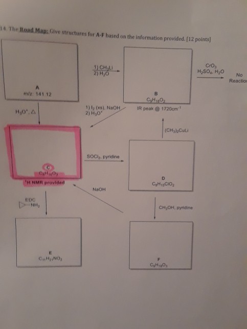 Solved NMR for Compound C singlet, 6H singlet, 2H dpublet, | Chegg.com