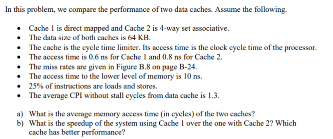 In this problem, we compare the performance of two | Chegg.com