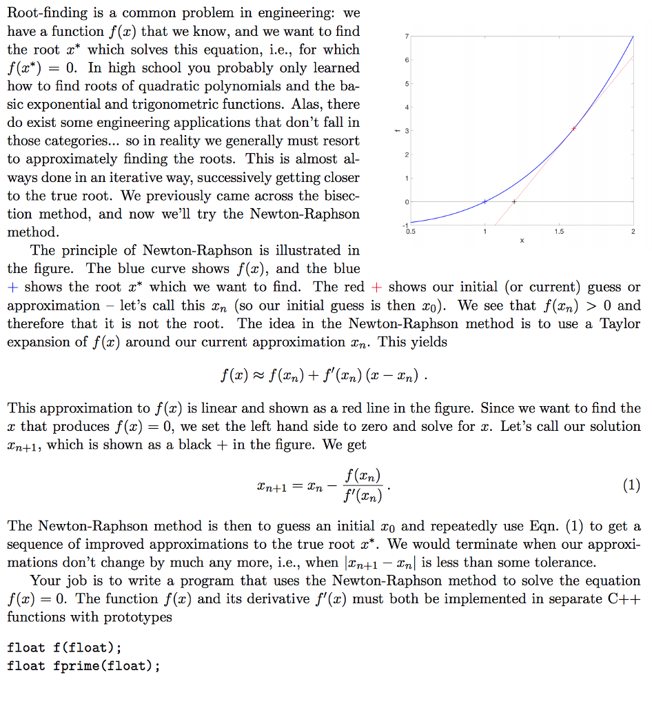 Root-finding is a common problem in engineering: we | Chegg.com