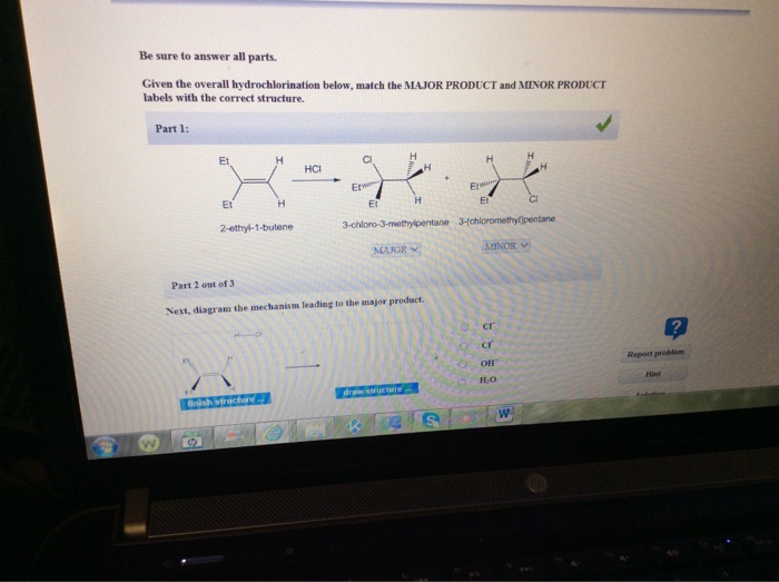 Solved 2 3 attempts let Check my work Write the structure of | Chegg.com