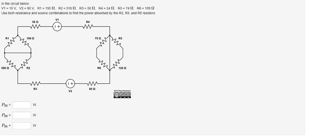 Solved In the circuit below Use both resistance and source | Chegg.com