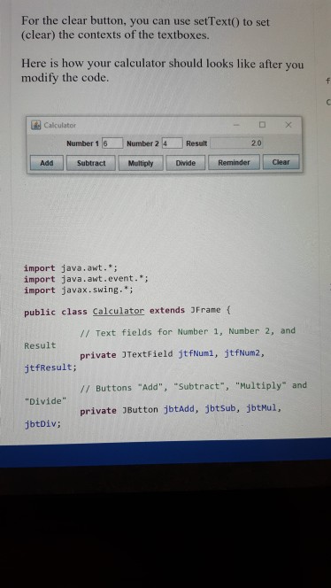 Solved Please submit your work on the blackboard. For this | Chegg.com
