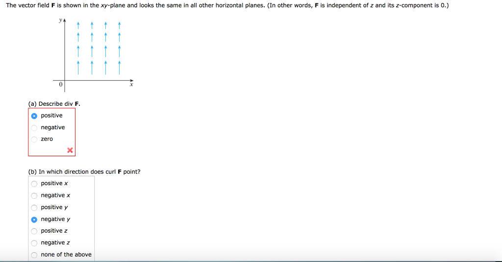 Solved The vector field F is shown in the xy-plane and looks | Chegg.com
