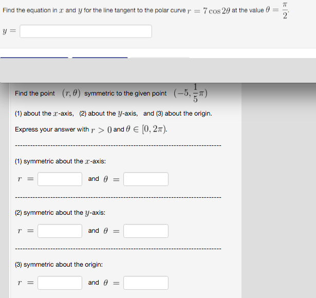 Solved Find the equation In x and y for the line tangent to | Chegg.com