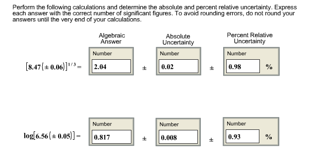 Solved Perform the following calculations and determine the | Chegg.com