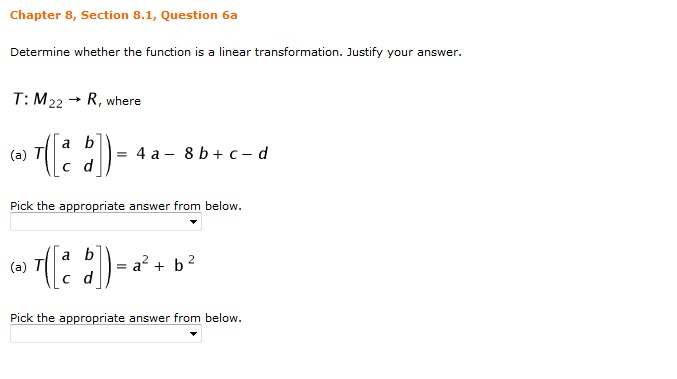Solved Determine whether the function is a linear | Chegg.com