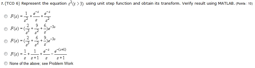 Solved Represent the equation t2 (t > 3) using unit step | Chegg.com