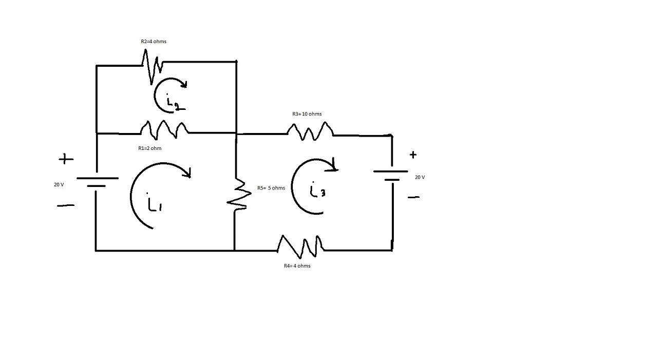 Solved Solve Circuit Schematic Using Mesh Current Analysis