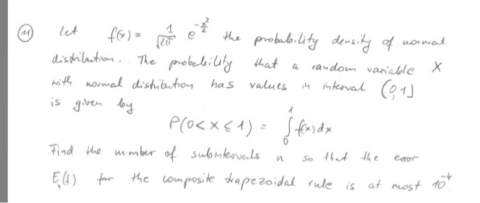 Solved Let f(x) = 1/squarteroot 2 pi e^-x^2/2 the | Chegg.com