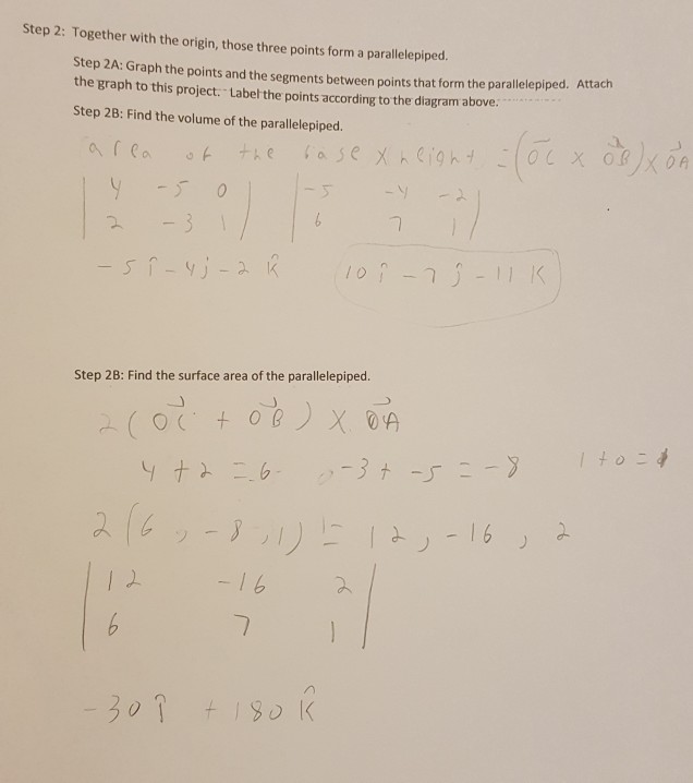 Solved Step 1: Pick three non-collinear points C: 1. 2. 3. | Chegg.com