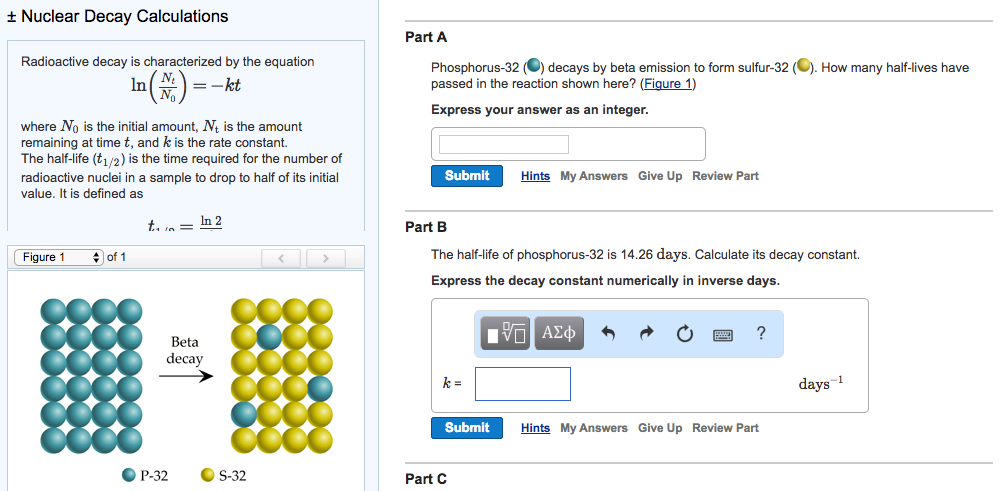 Solved Radioactive decay is characterized by the equation | Chegg.com
