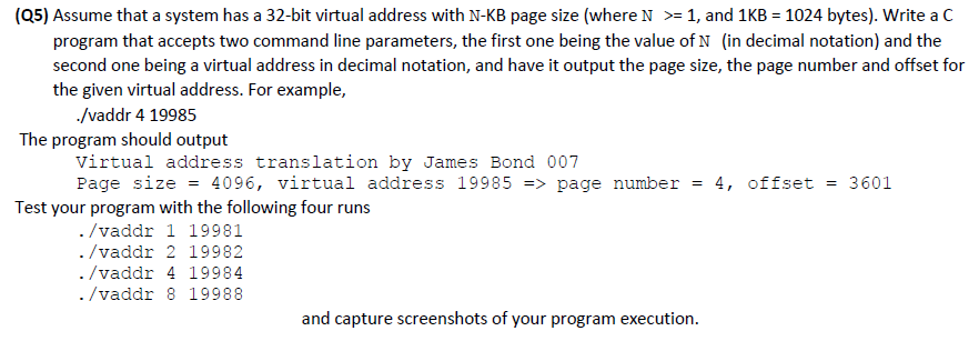 Solved Assume that a system has a 32-bit virtual address | Chegg.com