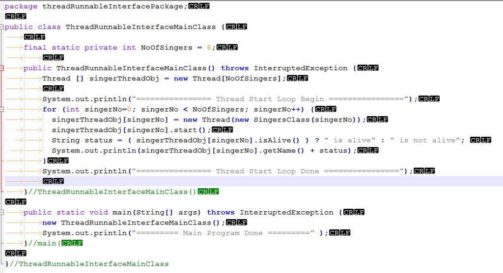 Solved This assignment must use the runnable interface to | Chegg.com