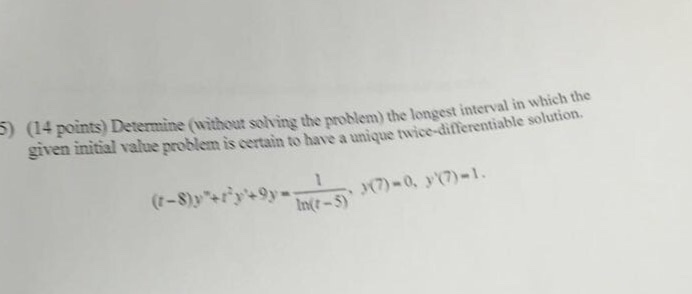 Solved Determine (without solving the problem) the longest | Chegg.com