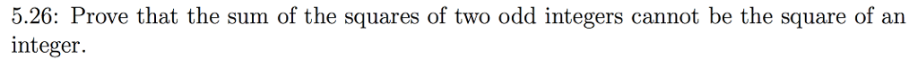 Solved Prove that the sum of the squares of two odd integers | Chegg.com