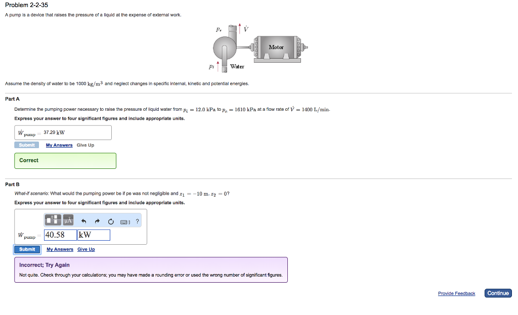 Solved Problem 2-2-35 A pump is a device that raises the | Chegg.com