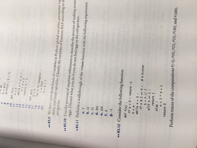 Solved We have seen three kinds of variables in Python: | Chegg.com